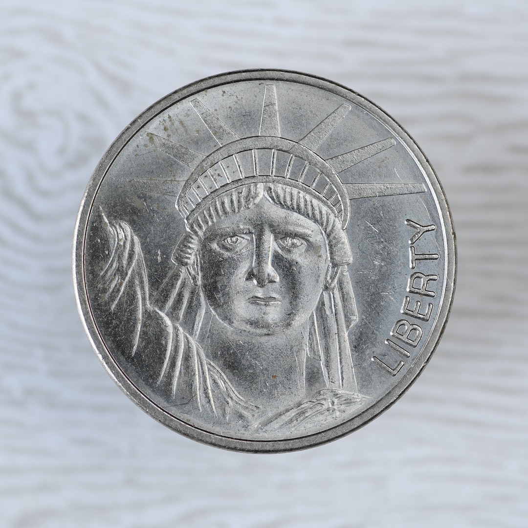 Statue of Liberty New York City NYC Souvenir Good Luck Token With Lucky ...