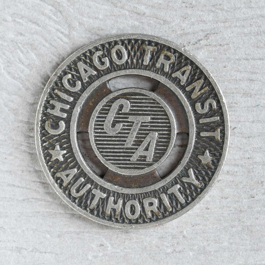 Chicago Transit Authority CTA surface System Token Chicago, IL Illinois ...
