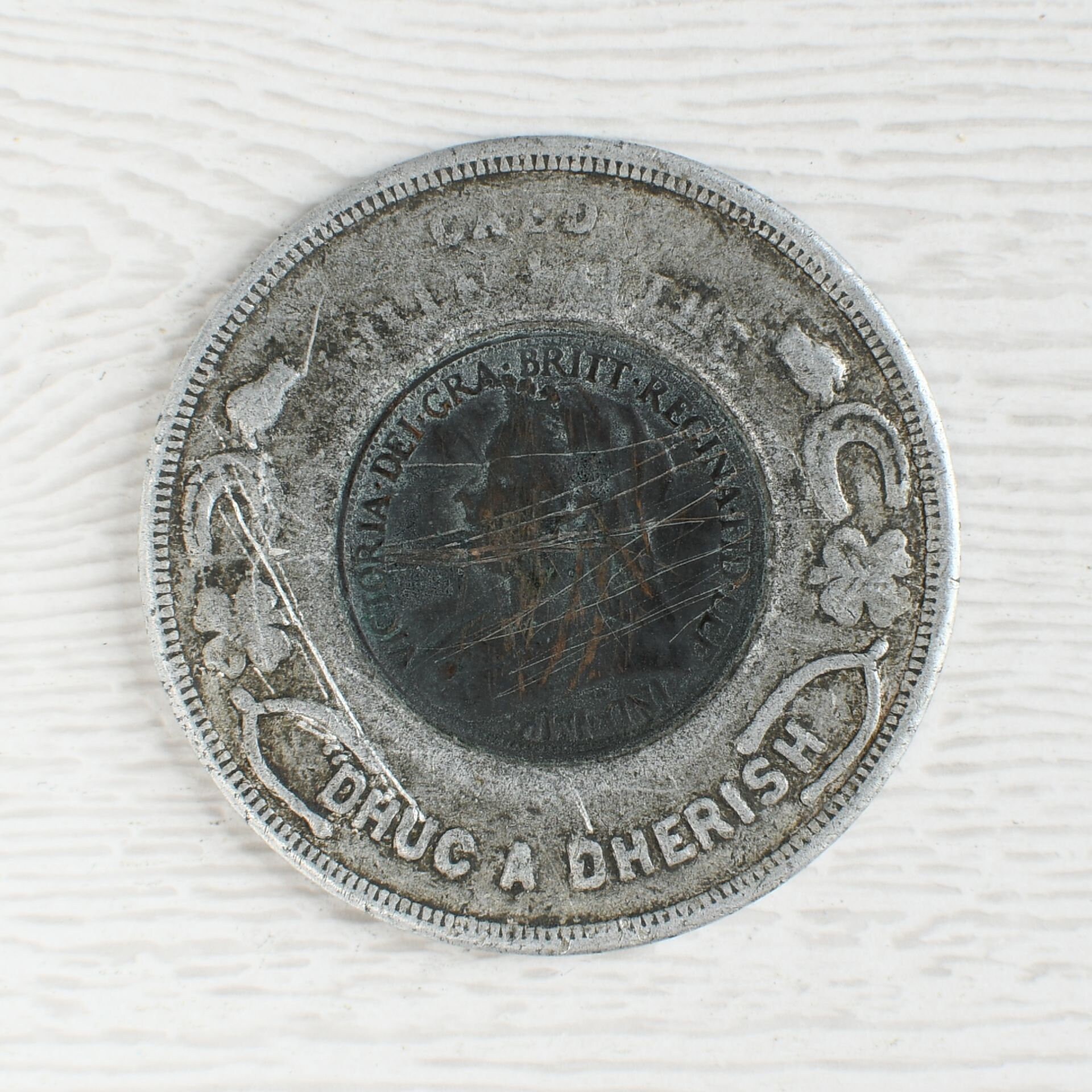 1901 Pan-american Exposition Encased Farthing Lucky Pocket Piece ...