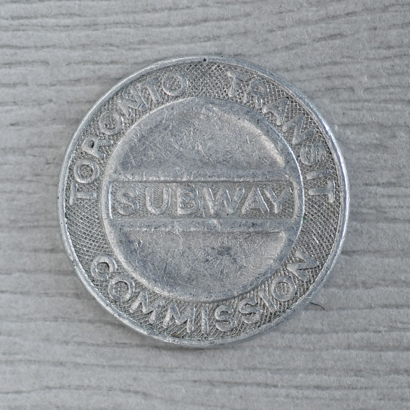Toronto Subway Token Toronto Transit Commission good - Etsy
