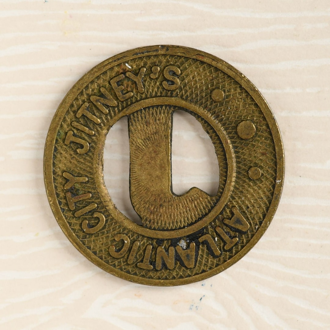 Atlantic City Jitney's "good for One Fare" Atlantic City, NJ Bus Jitney ...