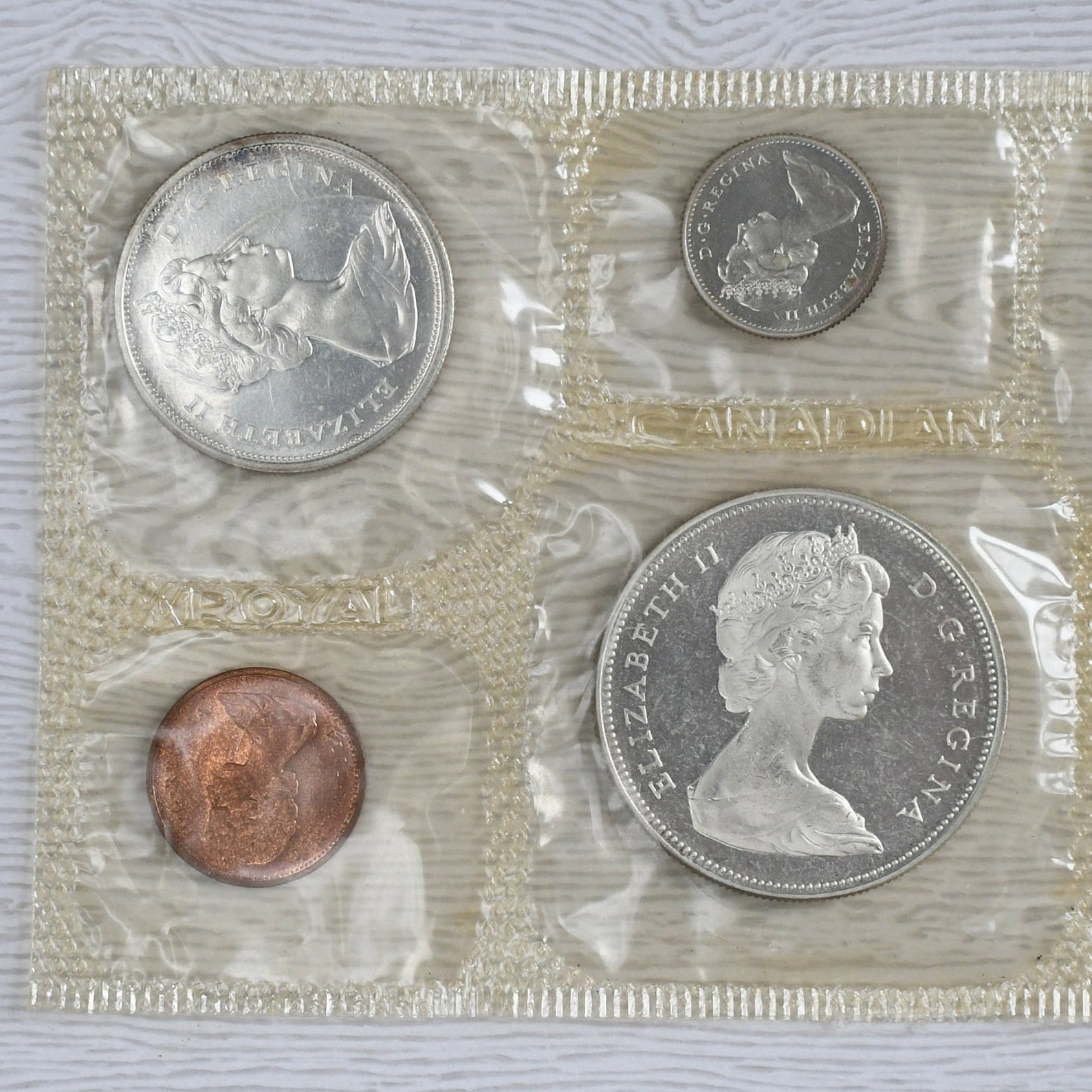 1966 Canada Uncirculated Silver Proof-like 6 Coin Set in | Etsy