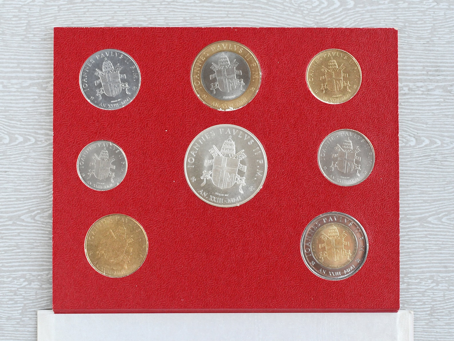 2001 Vatican City Uncirculated 8 Coin Mint Set pope John Paul | Etsy