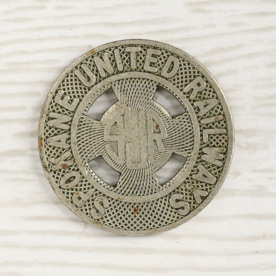 Spokane United Railways (SUR) "good for One Fare" Washington Trolley ...