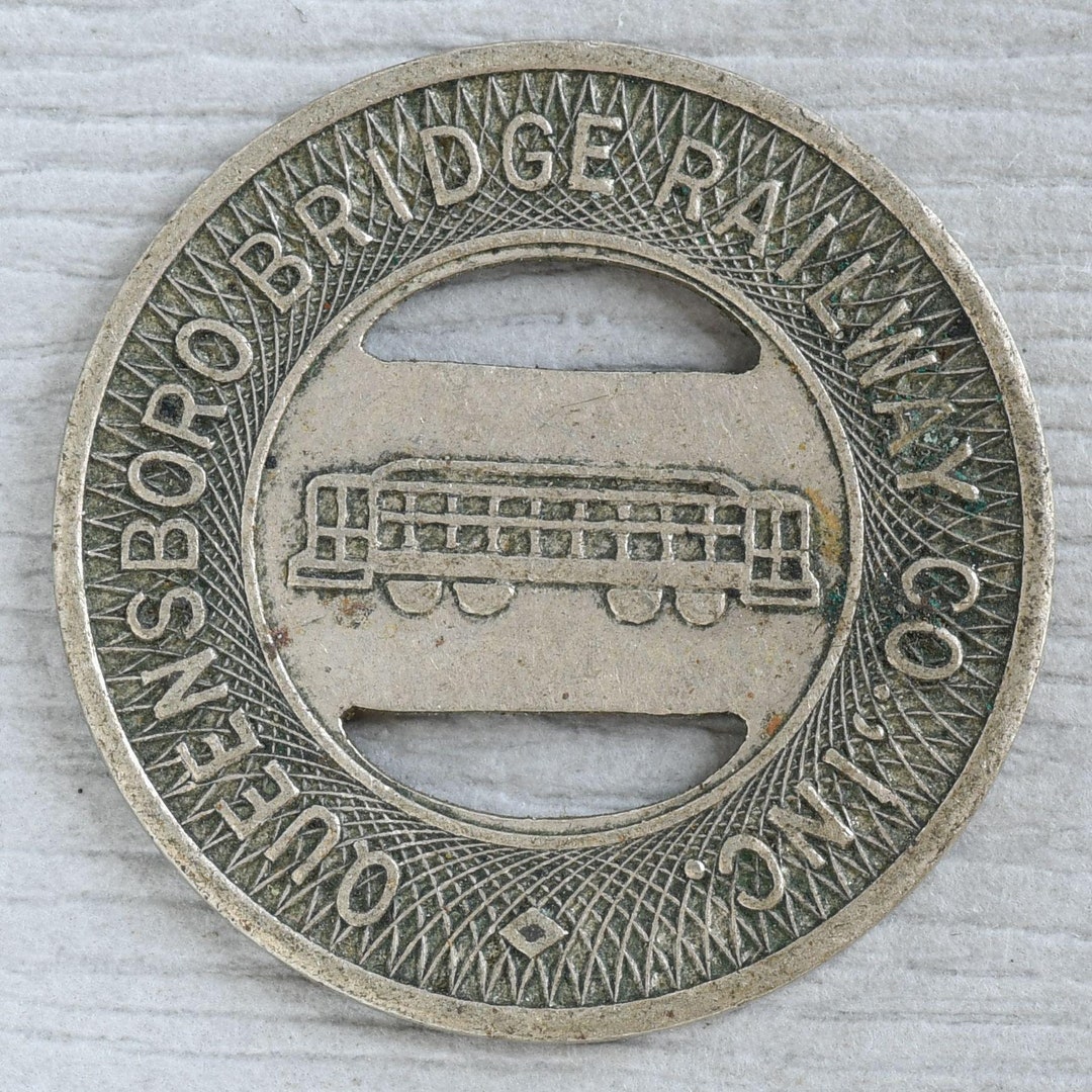 Queensboro Bridge Railway Co. Inc. "good for One Fare" Queens, New York ...