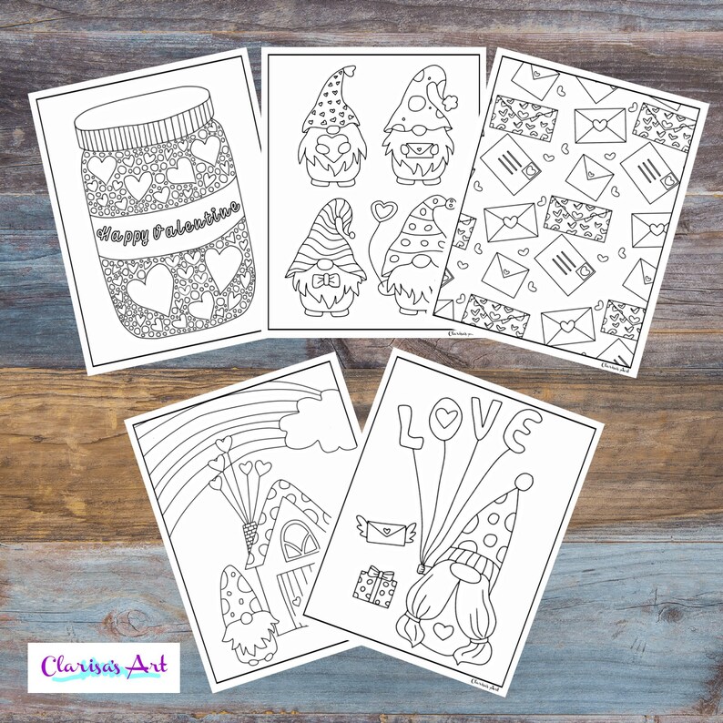 Valentine Day Coloring Pages | Fun Coloring Page for Children and ...