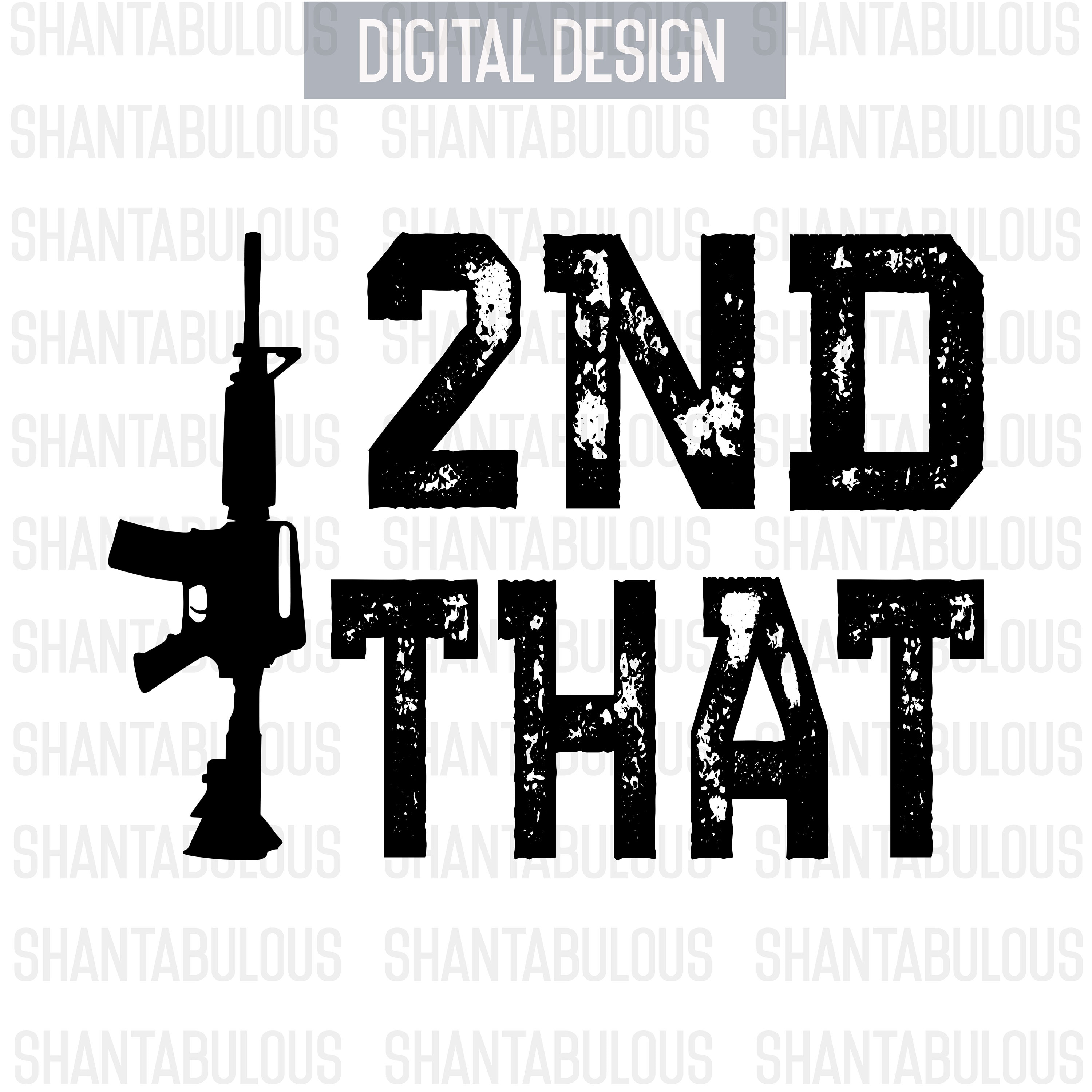 Second Amendment, 2nd Amendment, Ar-15 Silhouette, Distressed ...