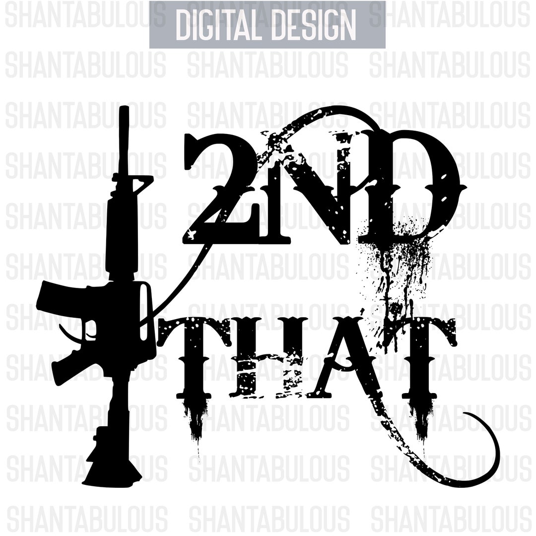 Second Amendment, 2nd Amendment, Ar-15 Silhouette, Distressed ...