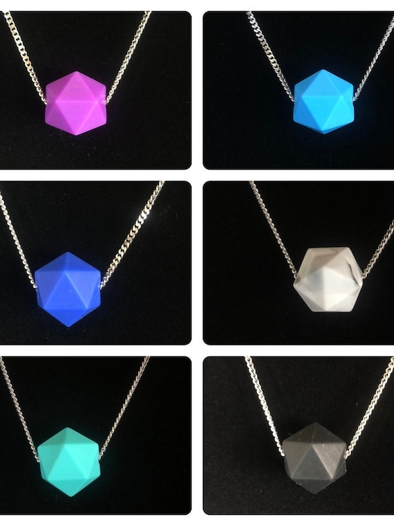 Silicone D20 Bead Necklace - Etsy UK