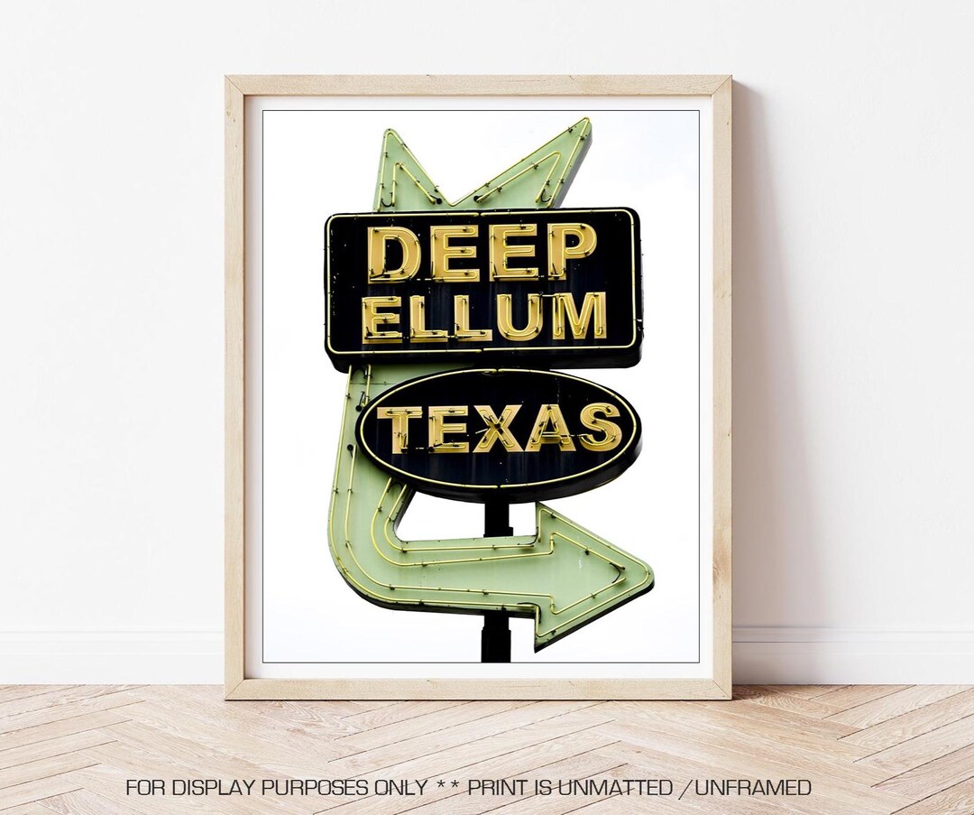 Deep Ellum - Dallas Photography, Deep Ellum Sign, Deep Ellum ...