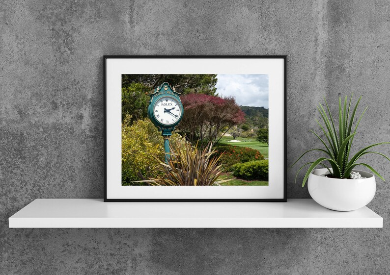 Father's Day Gift Pebble Beach Golf, US Open Golf, Rolex Clock, Gift ...