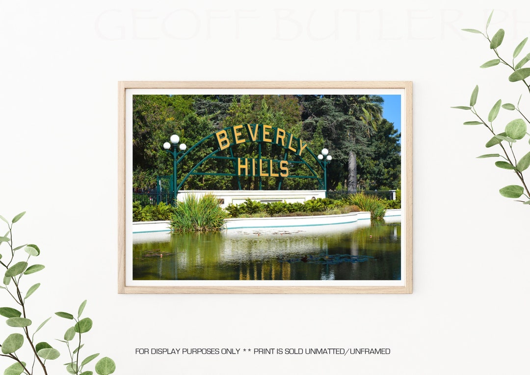 Beverly Hills Sign - Iconic Sign - Los Angeles Photos - Beverly Hills ...