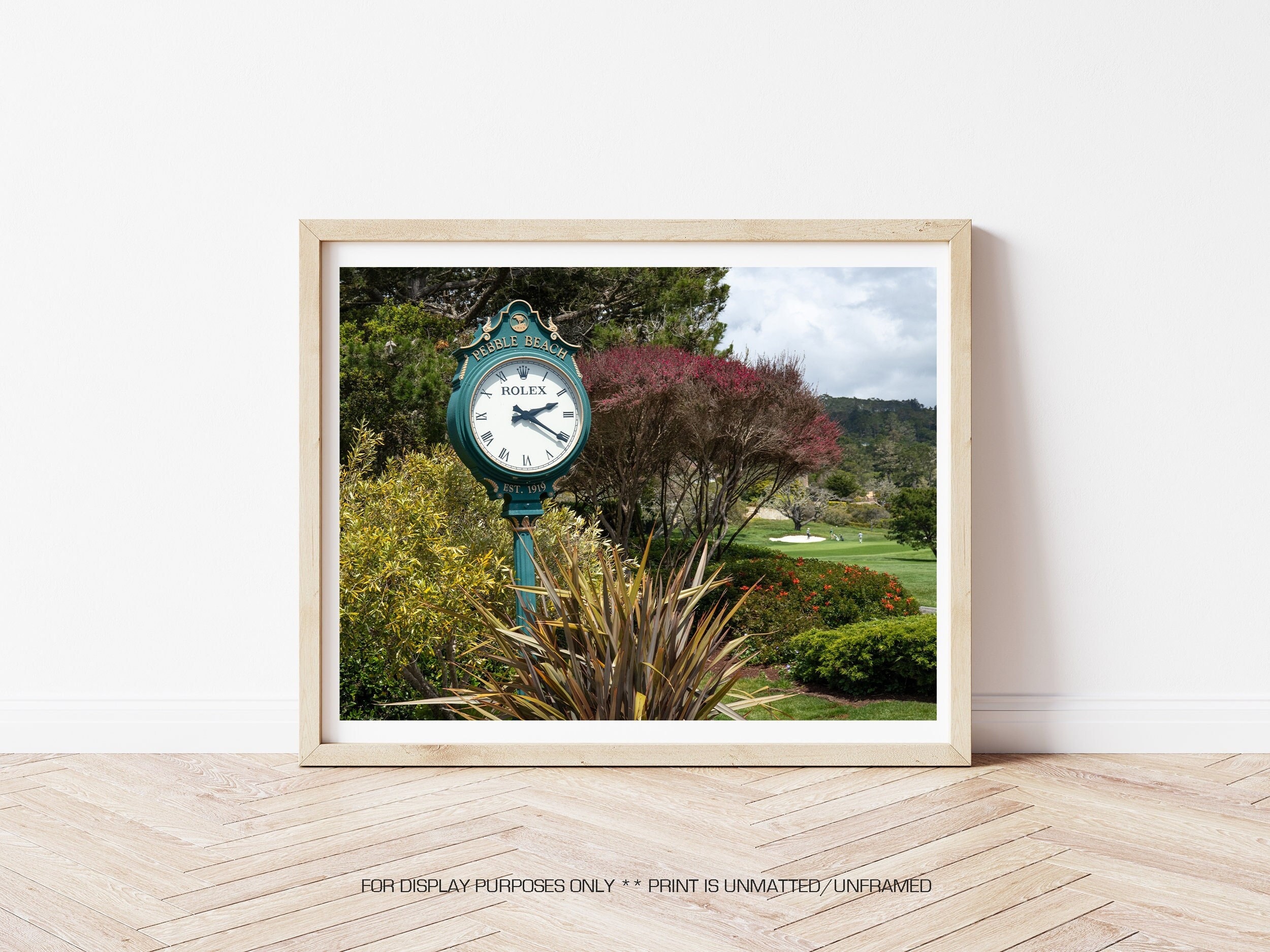 Father's Day Gift - Pebble Beach Golf, US Open Golf, Rolex Clock, Gift ...