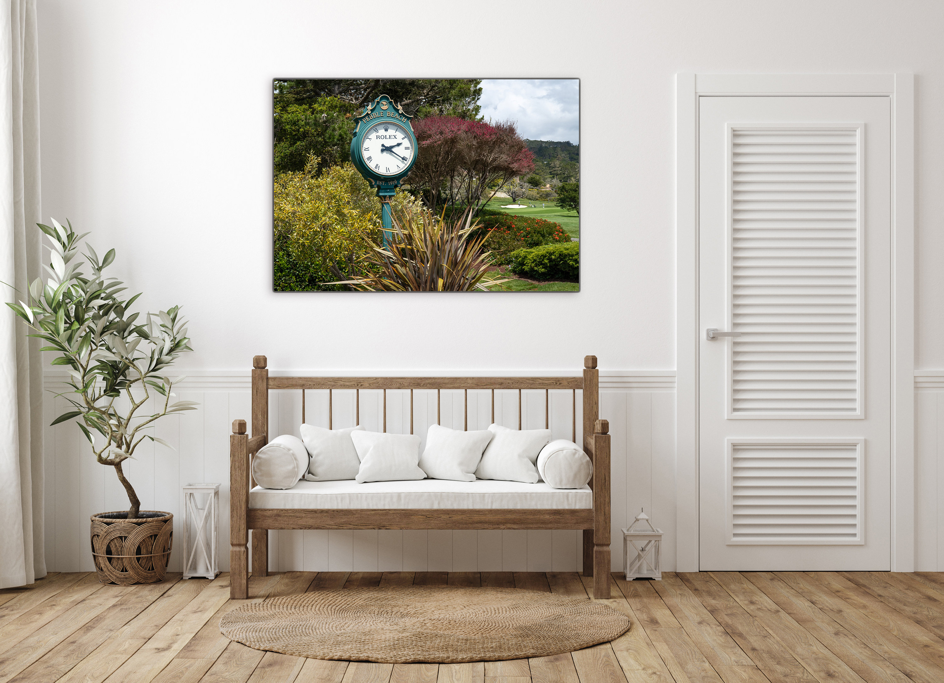 Father's Day Gift Pebble Beach Golf, US Open Golf, Rolex Clock, Gift ...