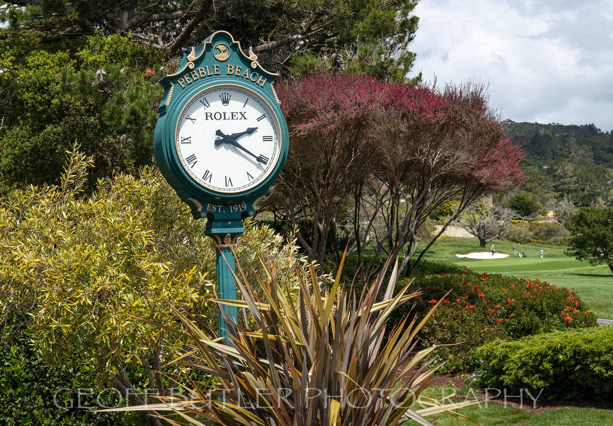 Father's Day Gift - Pebble Beach Golf, US Open Golf, Rolex Clock, Gift ...