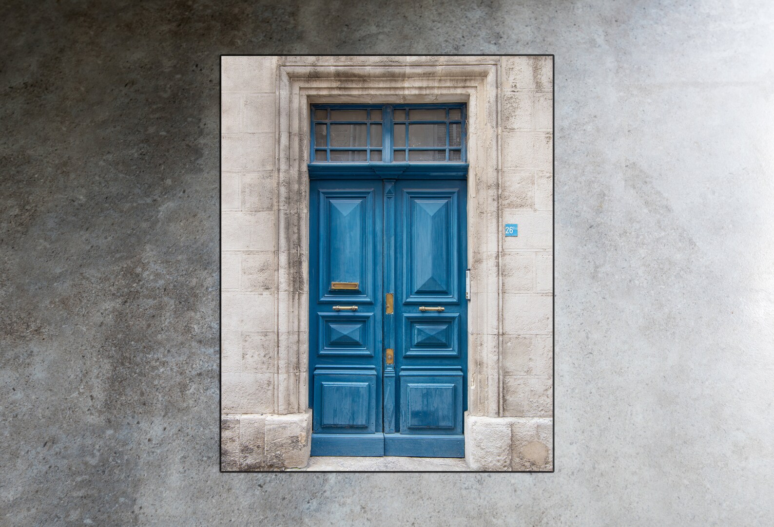 Blue Door Print Paris Photography, Door Photography, Paris Blue Door ...
