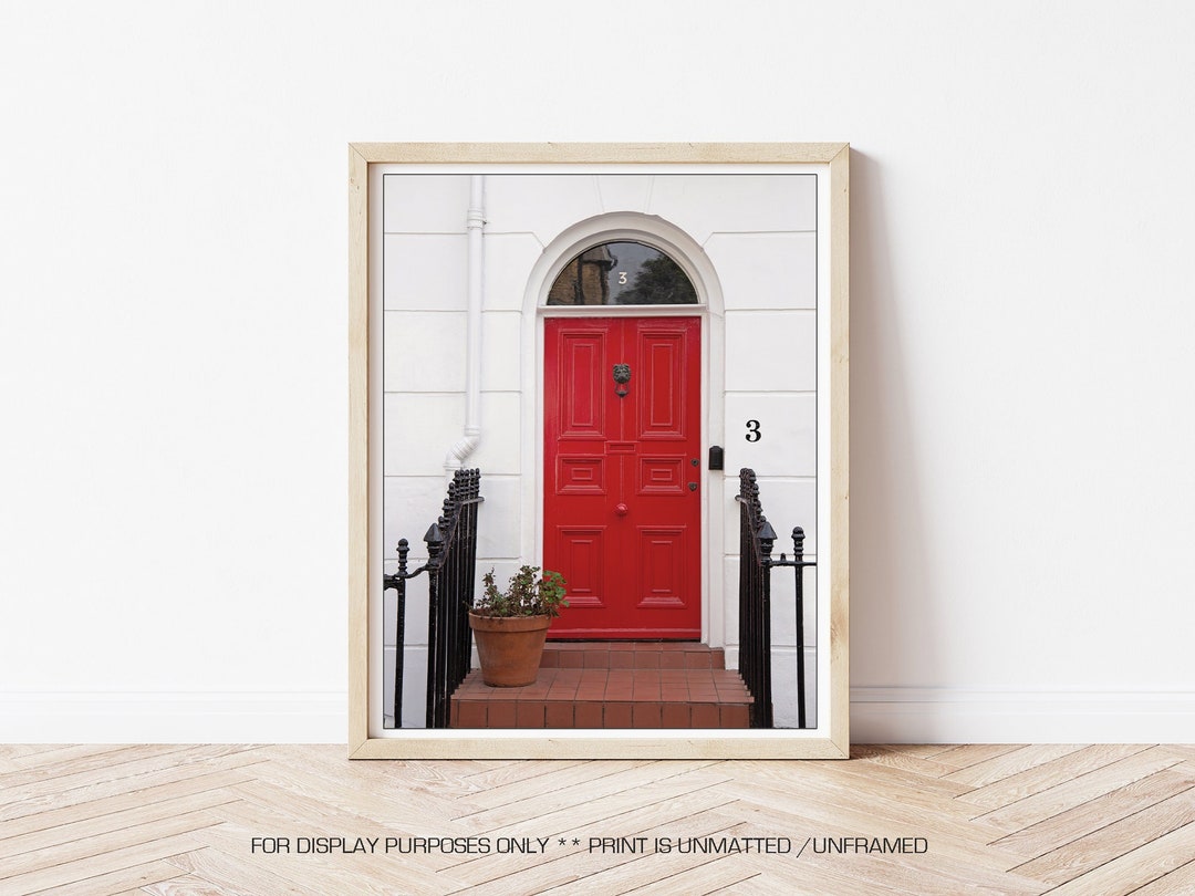 Red Door - London Photography, Red Door Photo, Urban Door, London Doors ...
