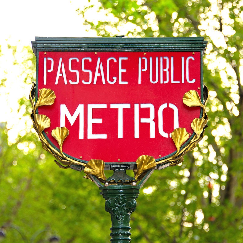 Paris Photography - Paris Metro Signs, Paris Metro, Paris Photos ...