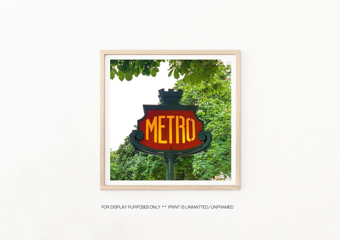 Paris Photography - Paris Metro Signs, Paris Subways, Paris Landmarks ...