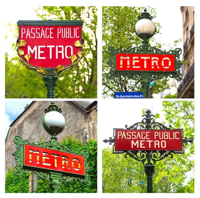 Paris Photography Paris Metro Signs, Paris Metro, Paris Photos, French ...