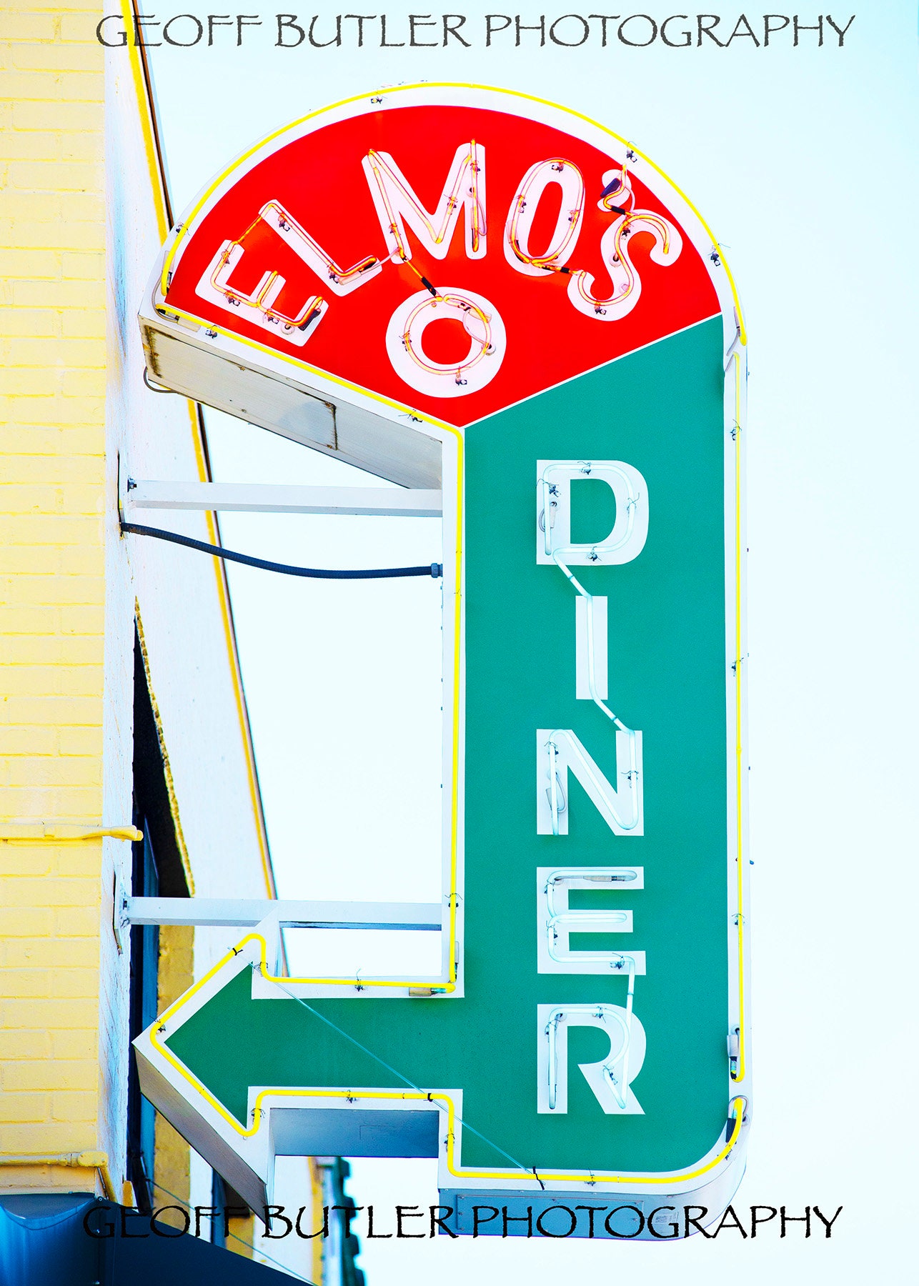 Elmo's Diner Photo-durham NC Photography, Vintage Diner Signs, Duke ...