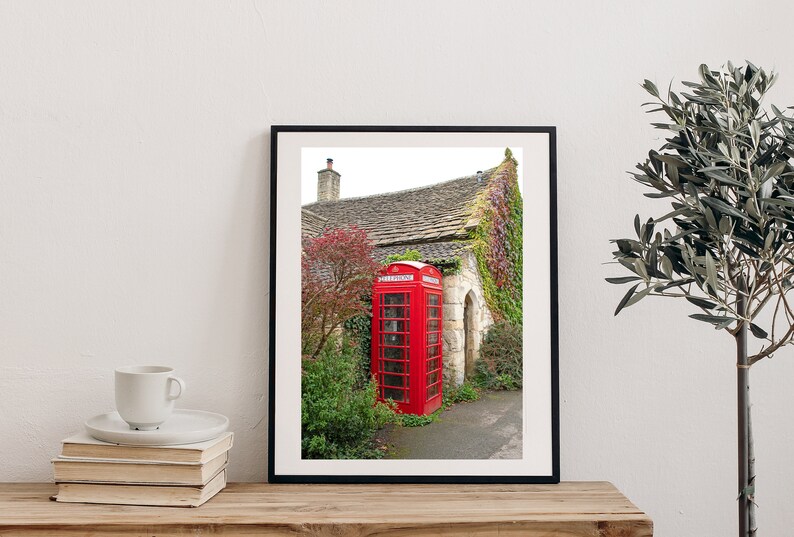 The Cotswolds - Red Telephone Box, Cotswolds Photography, Red Phone ...