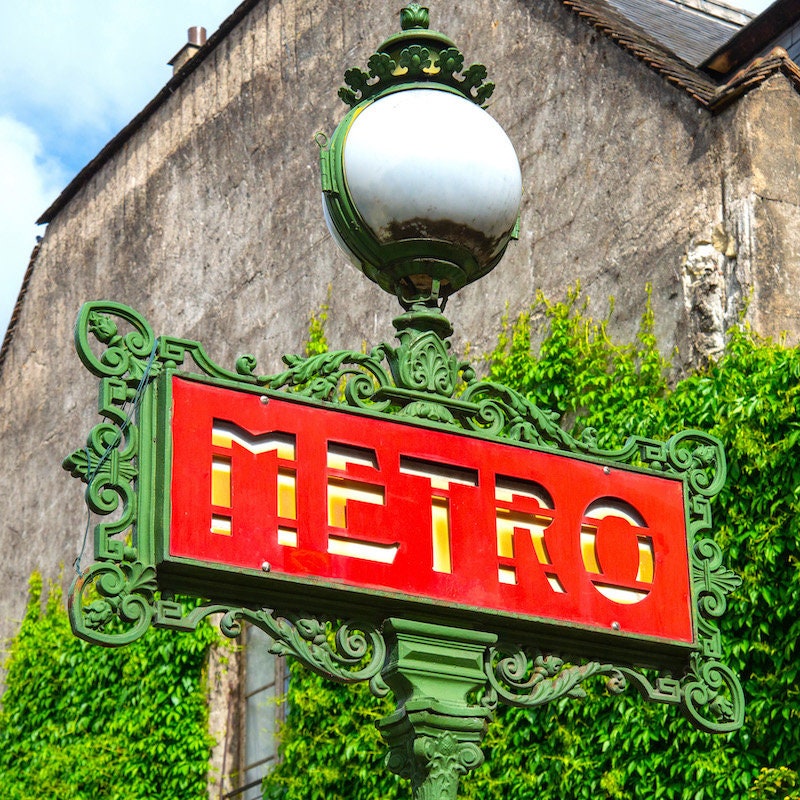 Paris Photography Paris Metro Signs Paris Metro Paris - Etsy