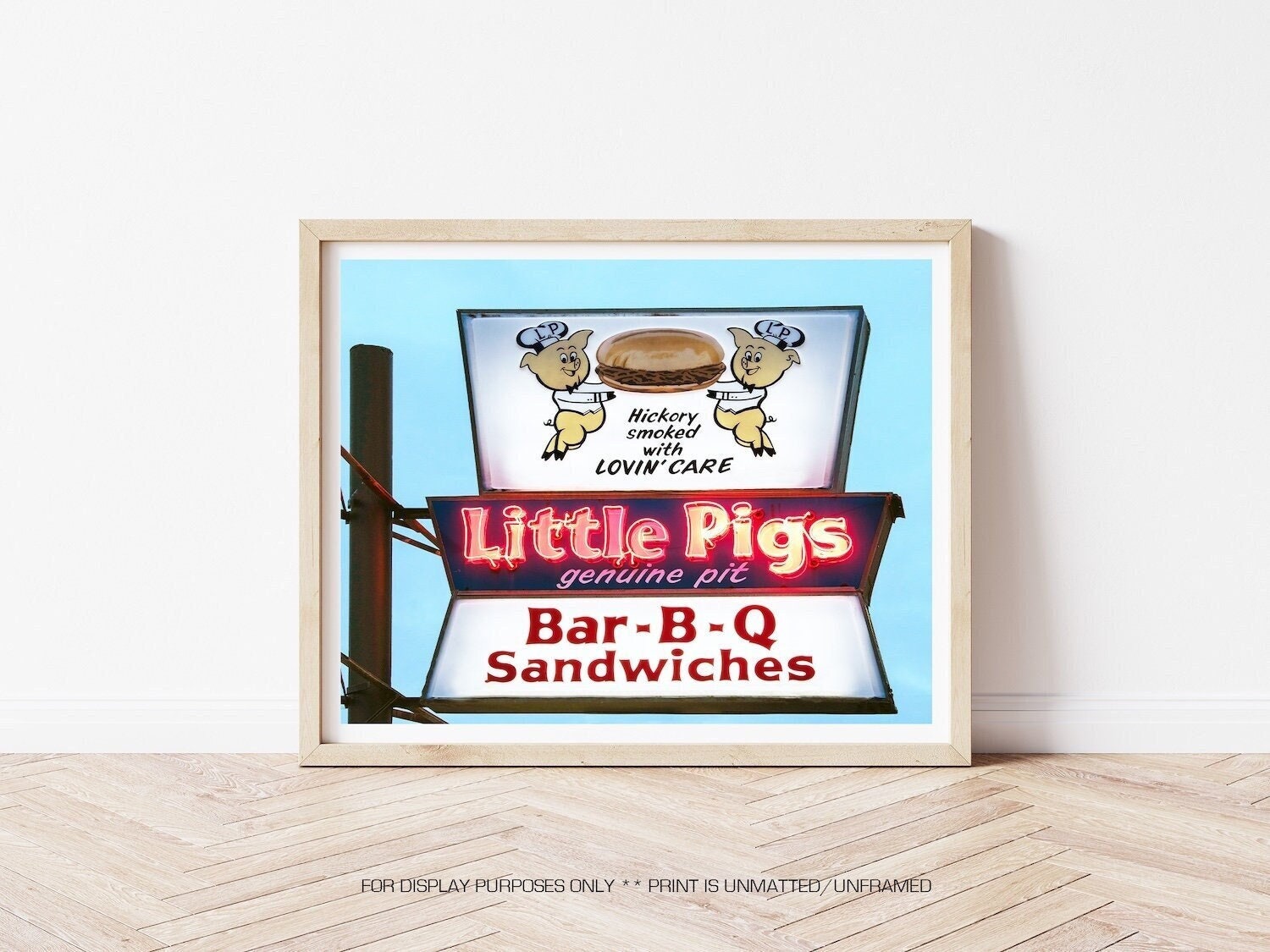 Little Pigs BBQ - Barbeque, Barbecue Roadside Sign, Barbeque ...