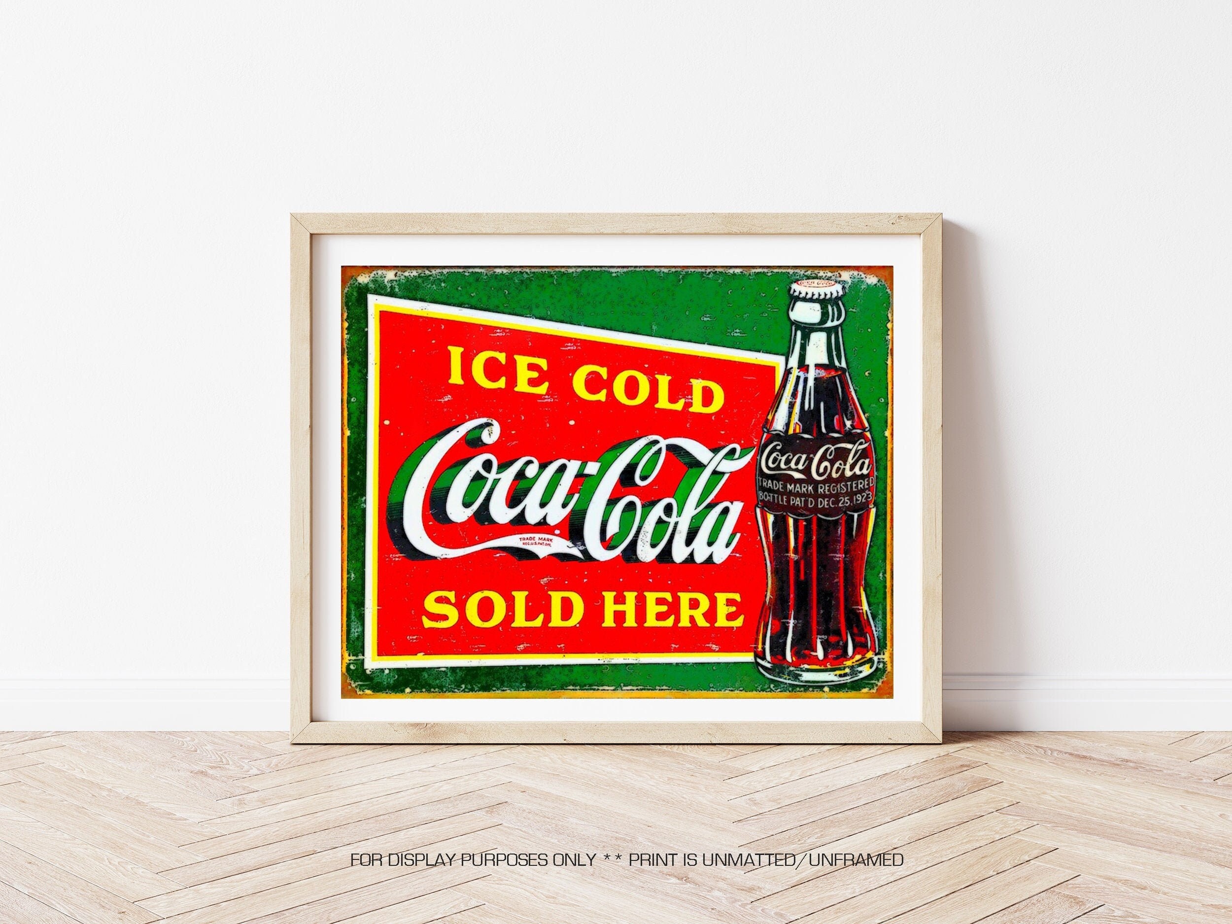 Coca-cola Wall Art, Coke Sign, Vintage Coke, Coke Photography, Vintage ...