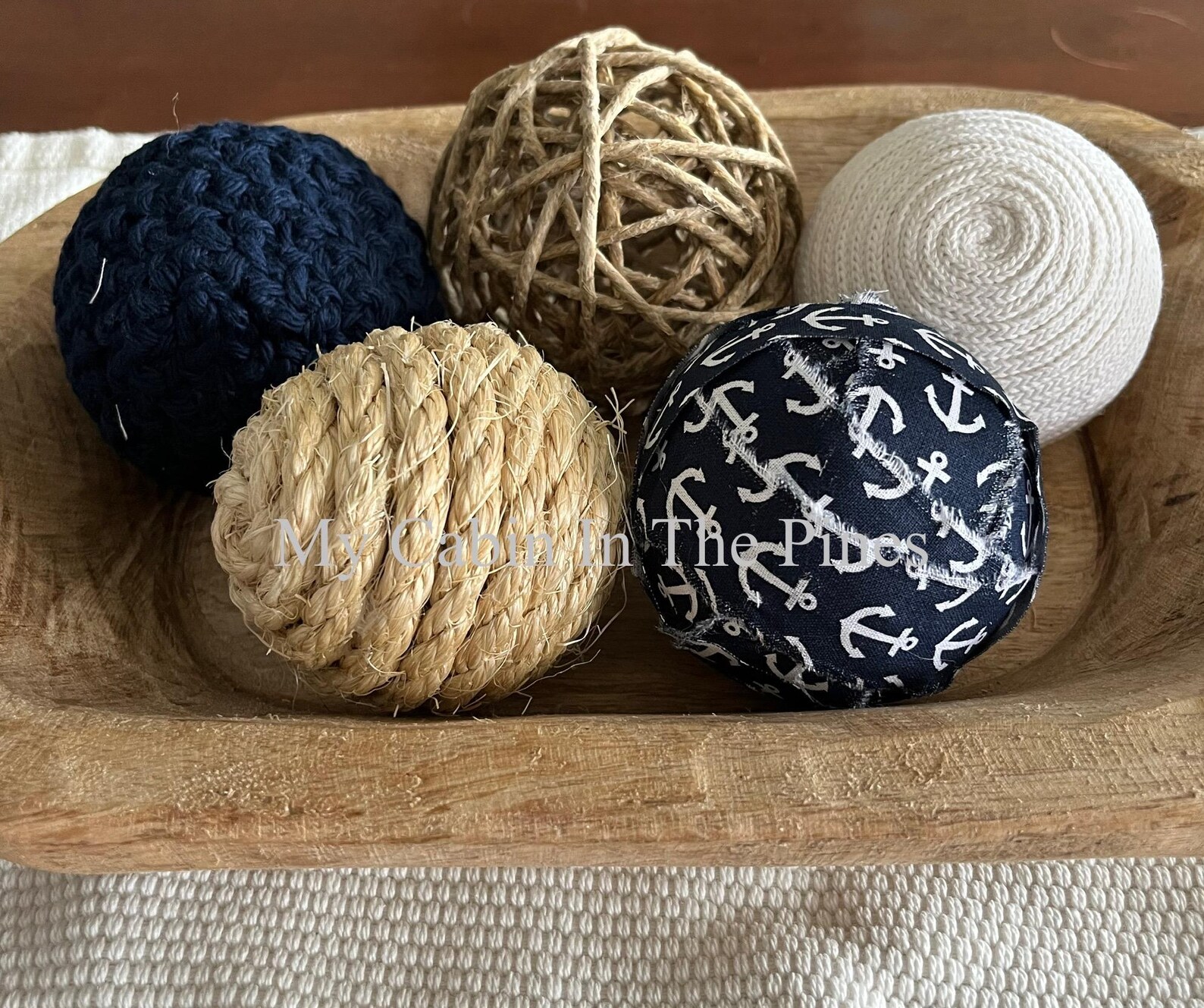 Decorative Balls/orbs/bowl Fillers, Mix and Match, Nautical Theme - Etsy