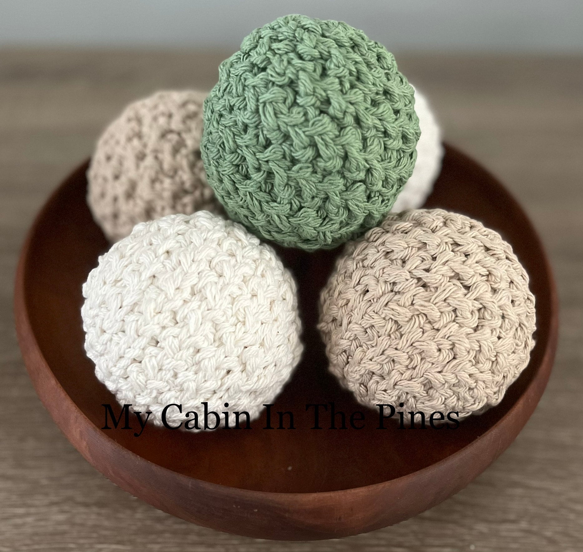 Yarn Ball Bowl Fillers, Decorative Balls, Set of 5 - Etsy