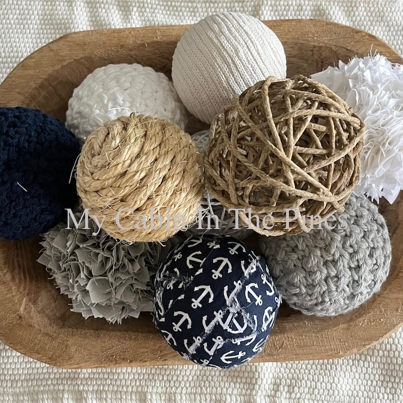Nautical Decorative Balls - Etsy