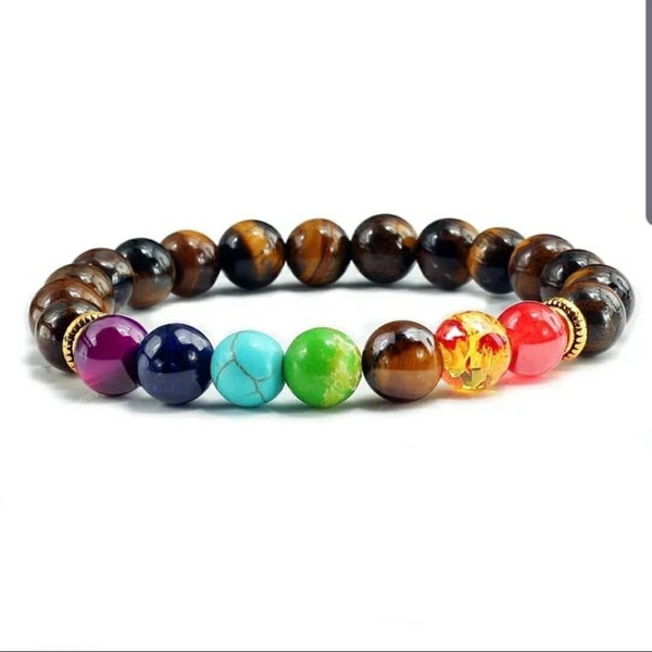 7 Chakra Bracelet - Etsy