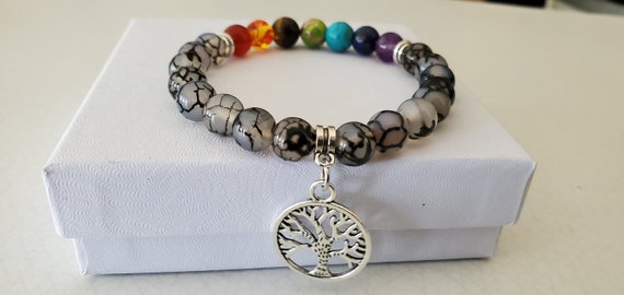Tree of Life bracelet 7 Chakra Bracelet Seven Chakra | Etsy