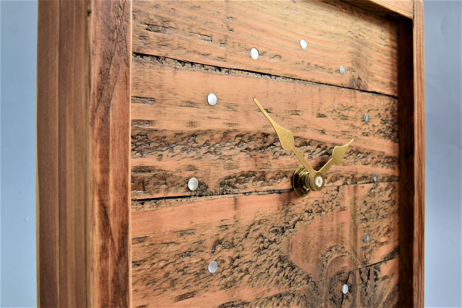 CL192 Recycled Wood Clock - Etsy