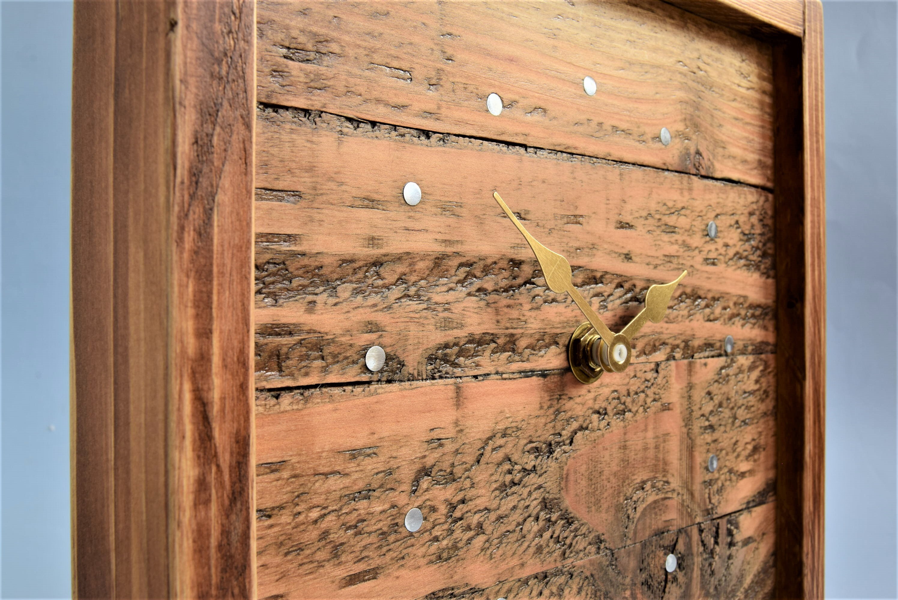 CL192 Recycled Wood Clock - Etsy