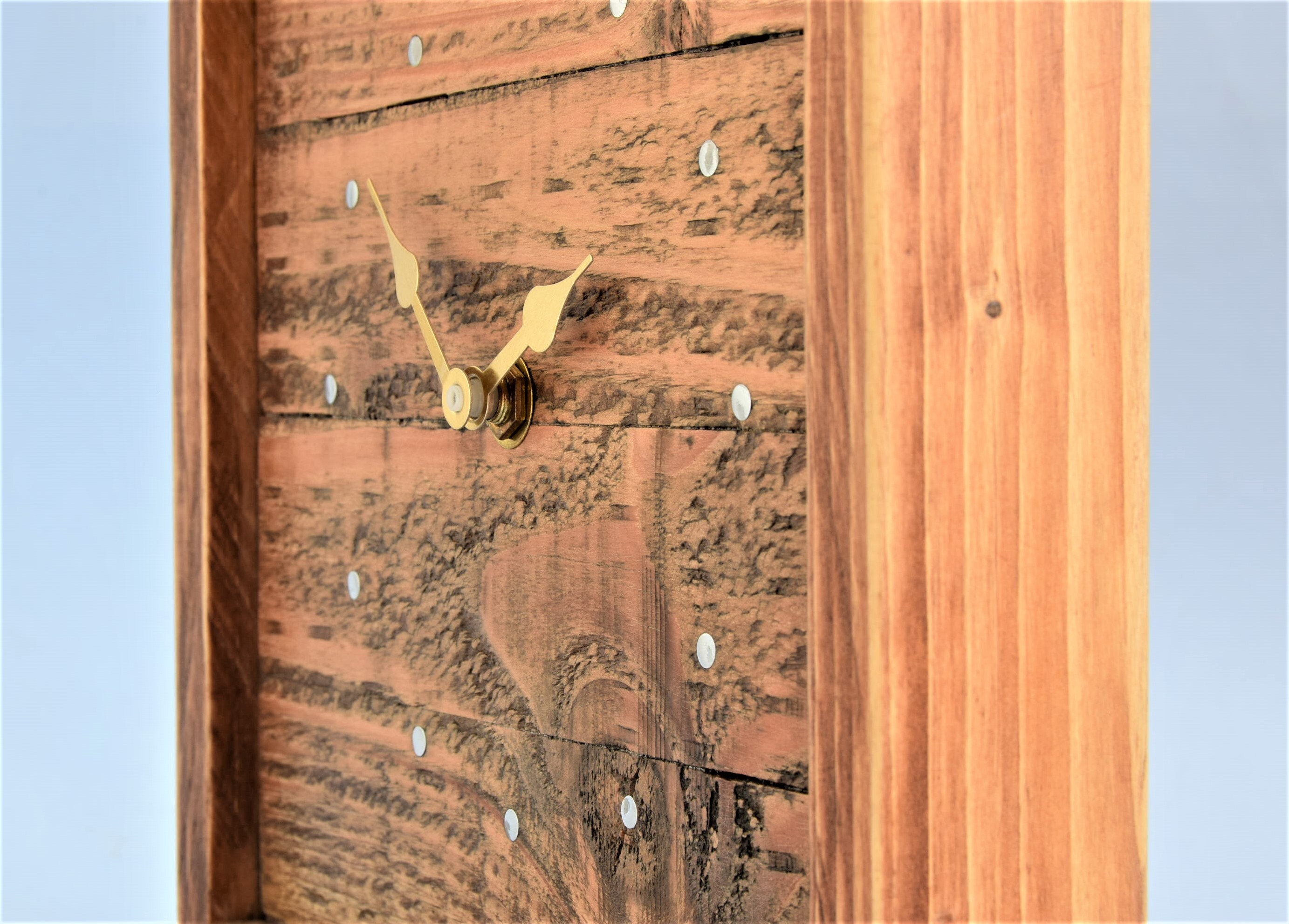 CL192 Recycled Wood Clock - Etsy