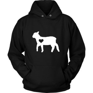Lamb Hoodie / Sheep Hoodie / Gift for Lamb Lover / Gift for Sheep ...
