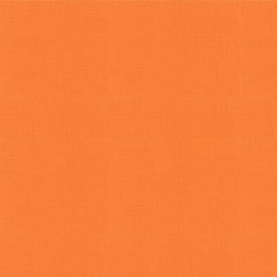 Classic Orange Cotton Fabric - Moda Bella Solids Orange - Etsy