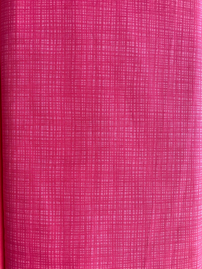 Hot Pink Tone on Tone Cross Hatch Fabric Riley Blake Designs - Etsy