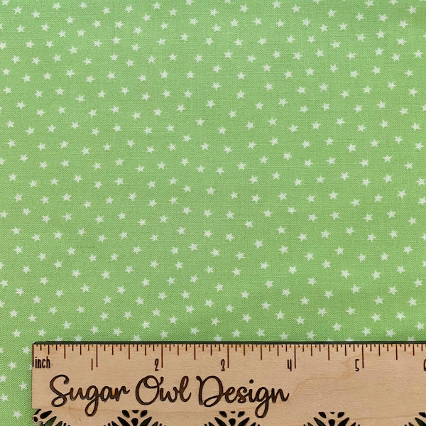 Green Star Fabric - Etsy