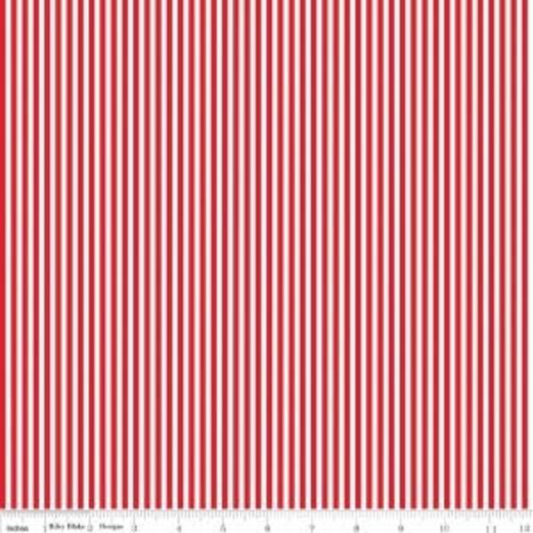 Red Striped Fabric - Etsy