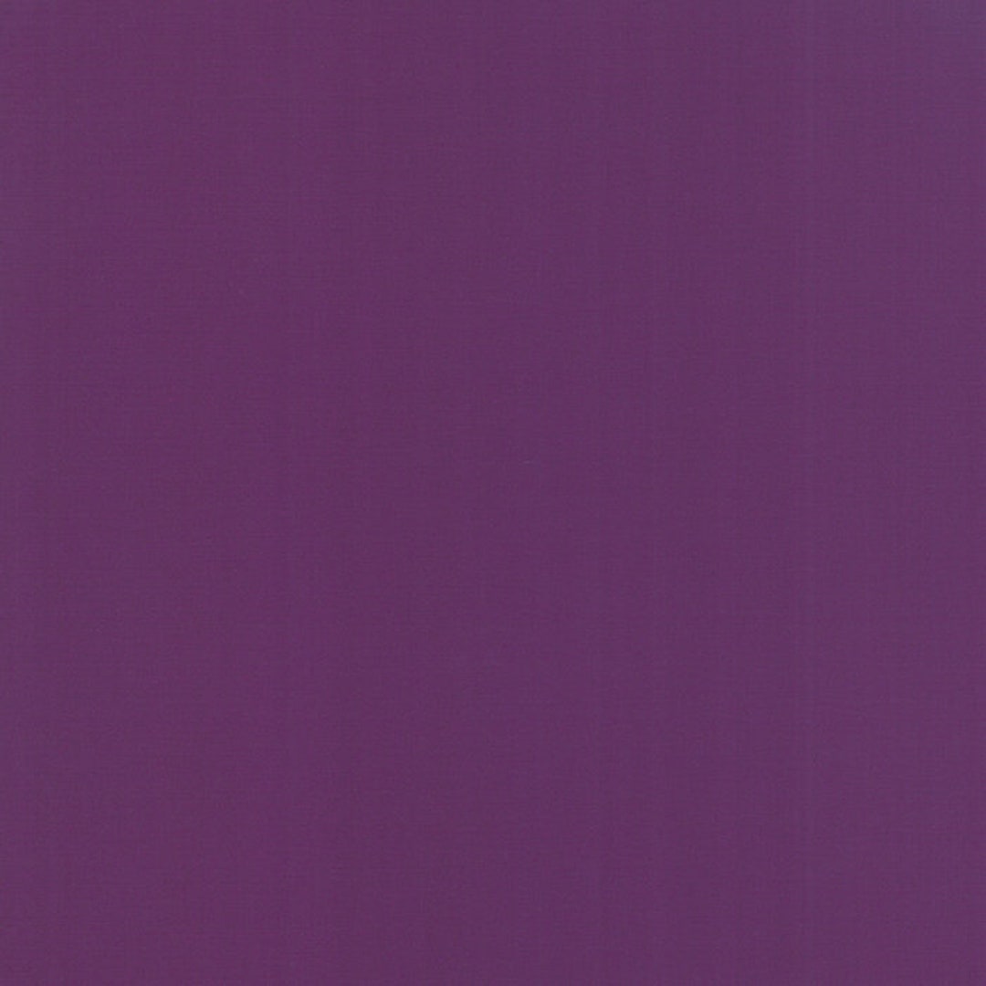Solid Bright Purple Fabric - Moda Bella Solids Iris Cotton - Vivid Purple Colored Solid Fabric ...