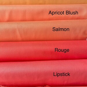 Solid Peach Fabric - Moda Bella Solids Peach Cotton - Melon Colored Solid Fabric - Etsy