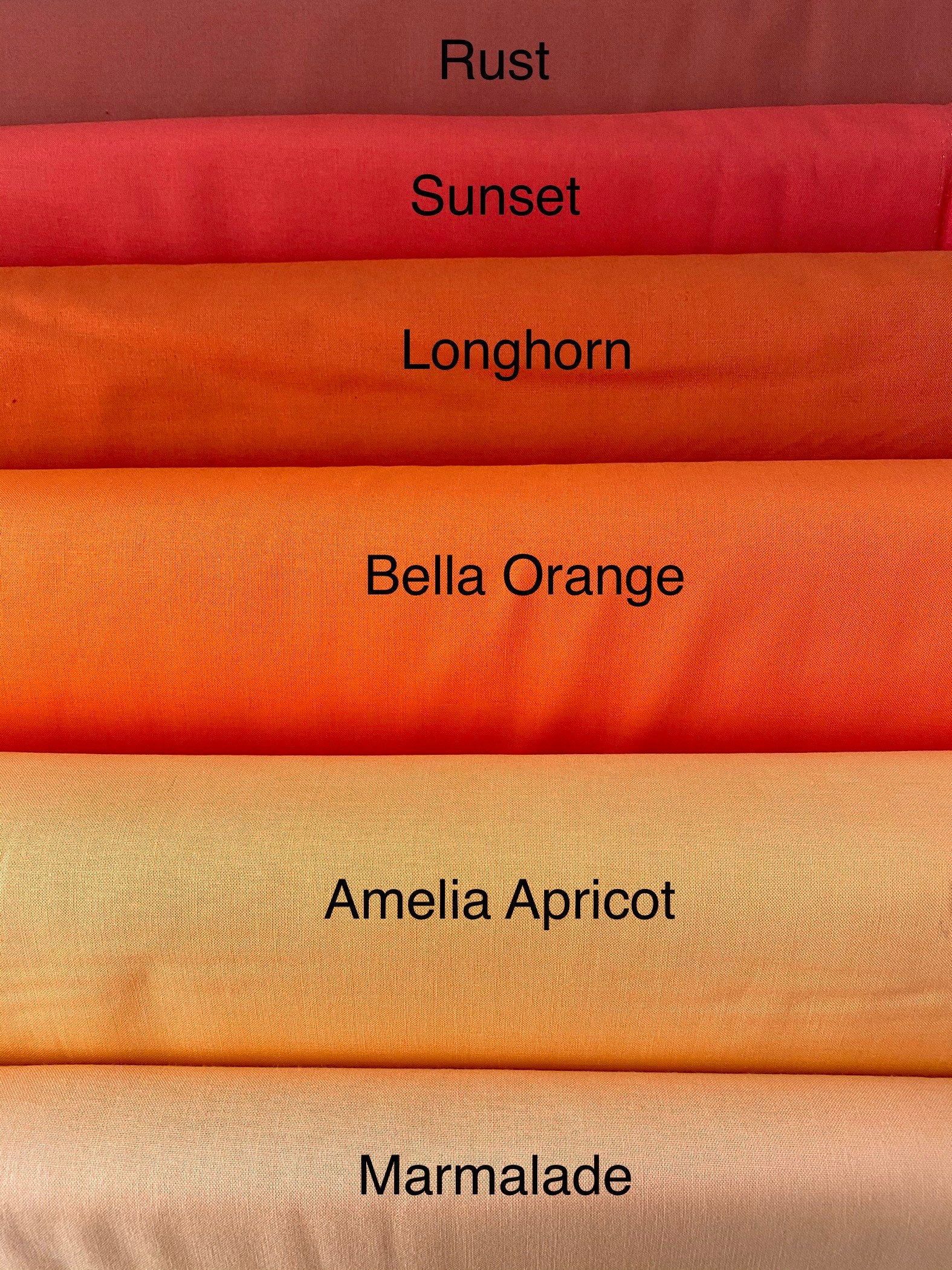 Light Orange Cotton Fabric - Moda Bella Solids Amelia Apricot - Etsy