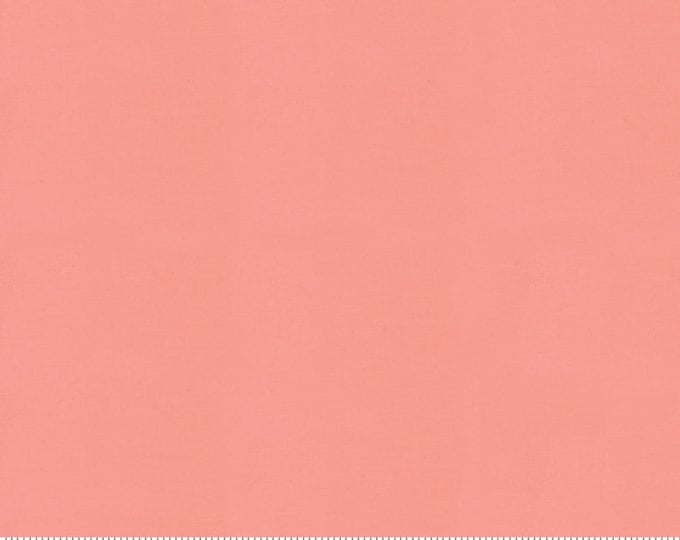 Solid Coral Fabric Moda Bella Solids Carnation Cotton Grapefruit ...