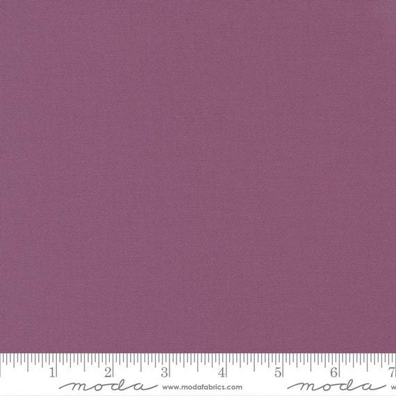 Solid Muted Purple Fabric Moda Bella Solids plum Cotton | Etsy