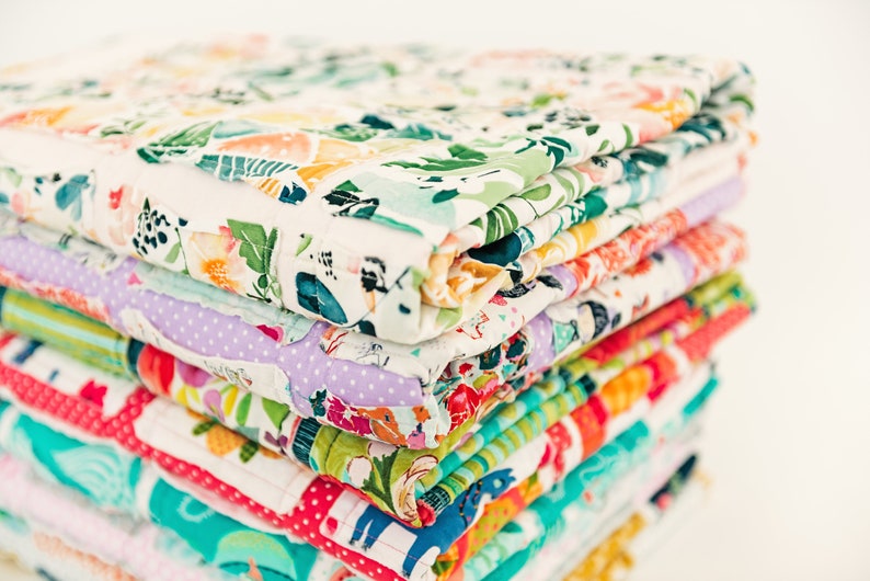 Raw Appliqué Patchwork Quilt Pattern - Modern Patchwork Digital ...