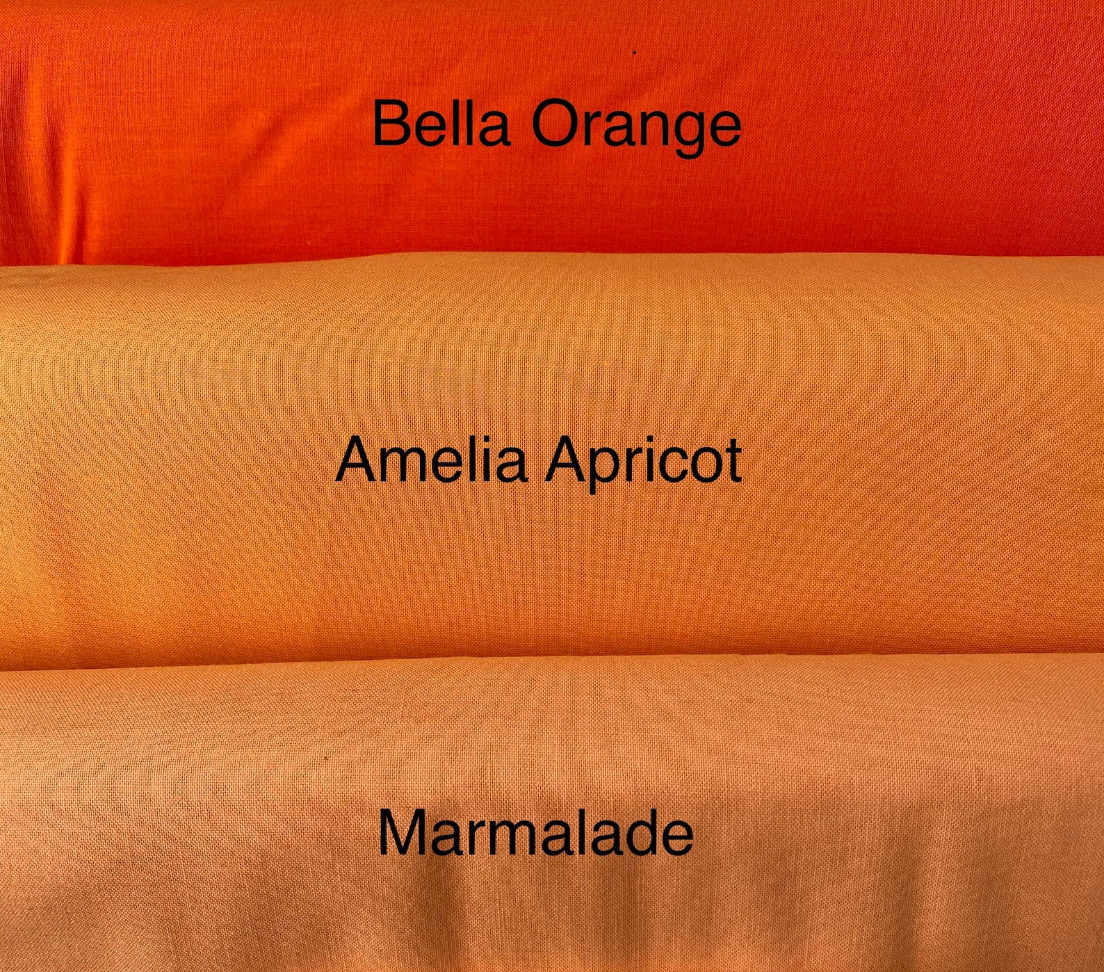 Light Orange Cotton Fabric - Moda Bella Solids Amelia Apricot - Etsy