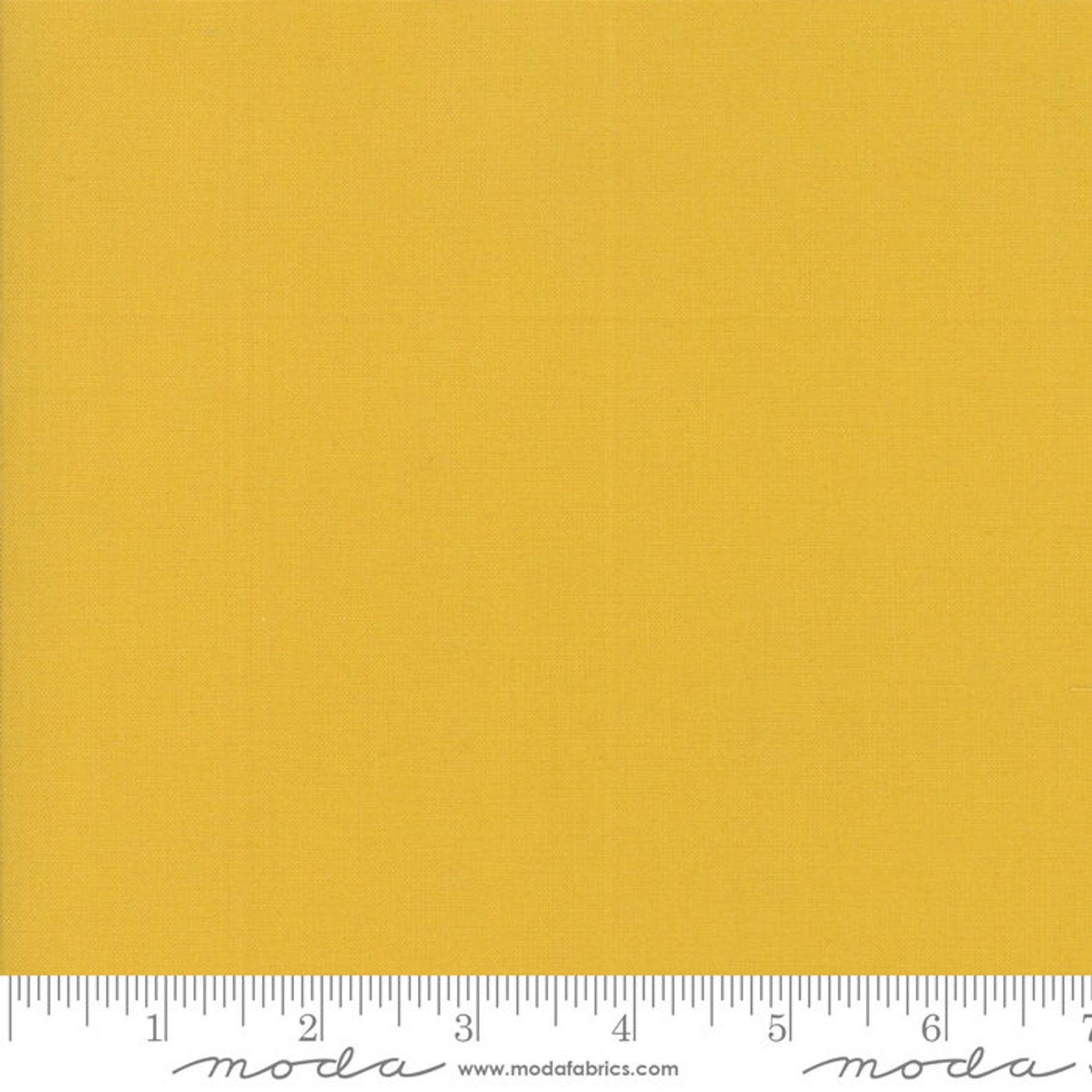 Dark Yellow Cotton Fabric - Moda Bella Solids Mustard - Etsy